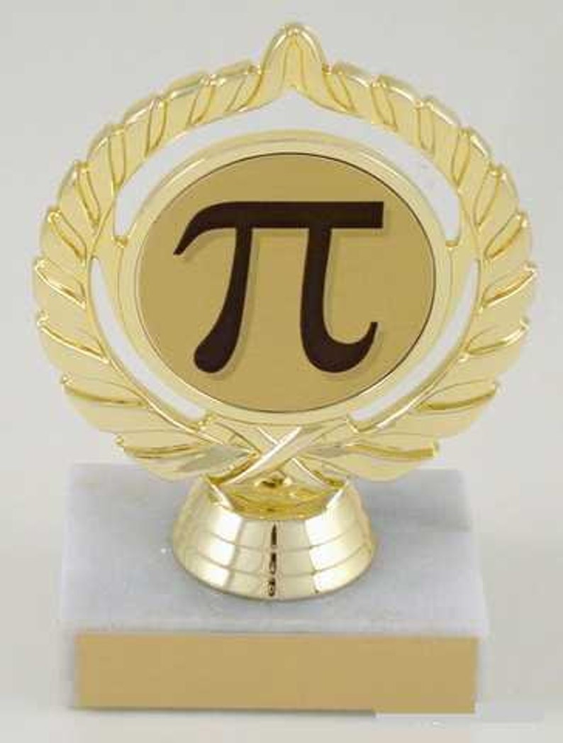 Pi Math Logo Trophy - Etsy