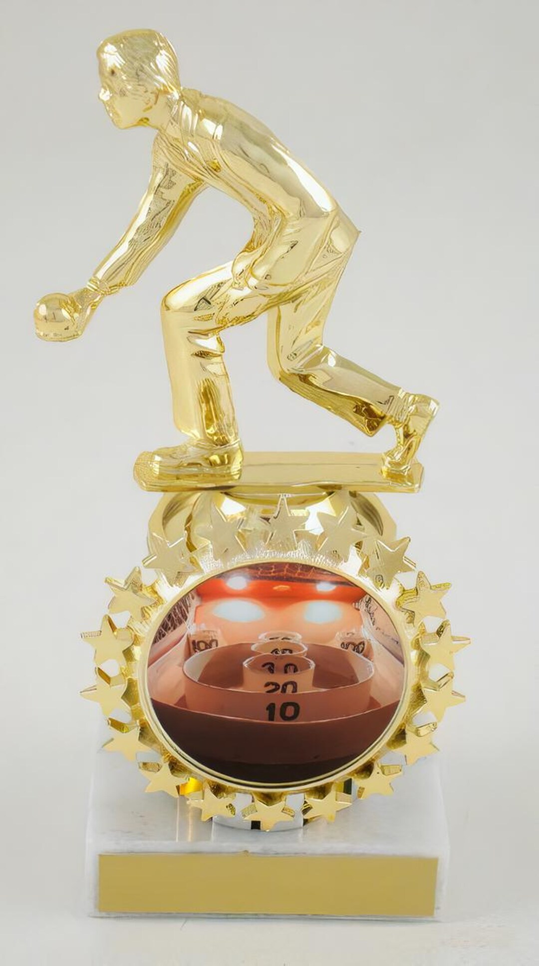 Skee Ball Trophy With Starred Logo Holder - Etsy