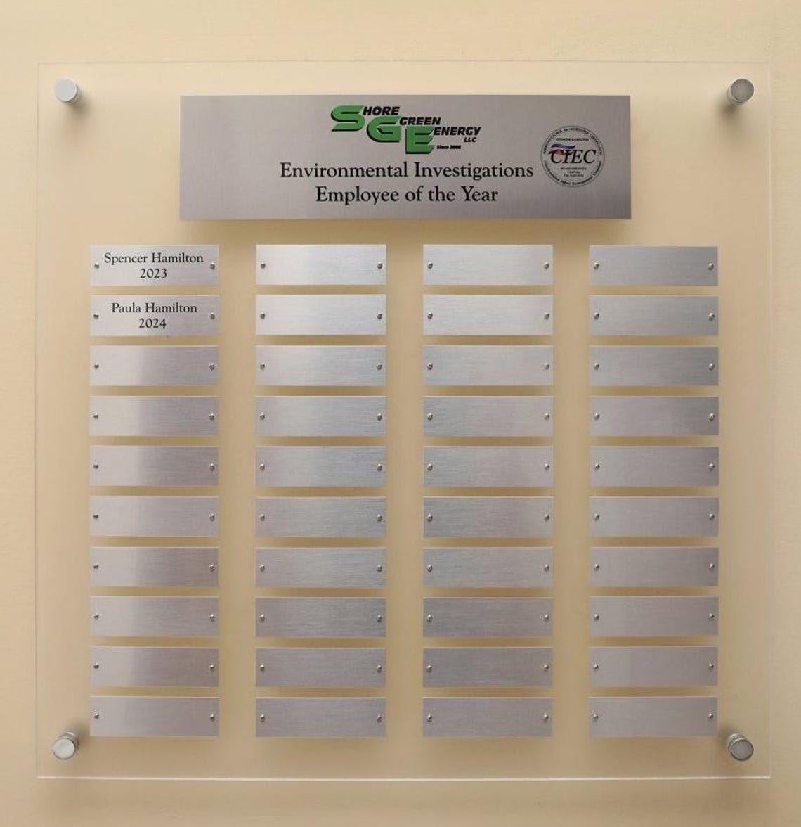 Frosted Acrylic Custom Plaque - Multiple Sizes - Etsy