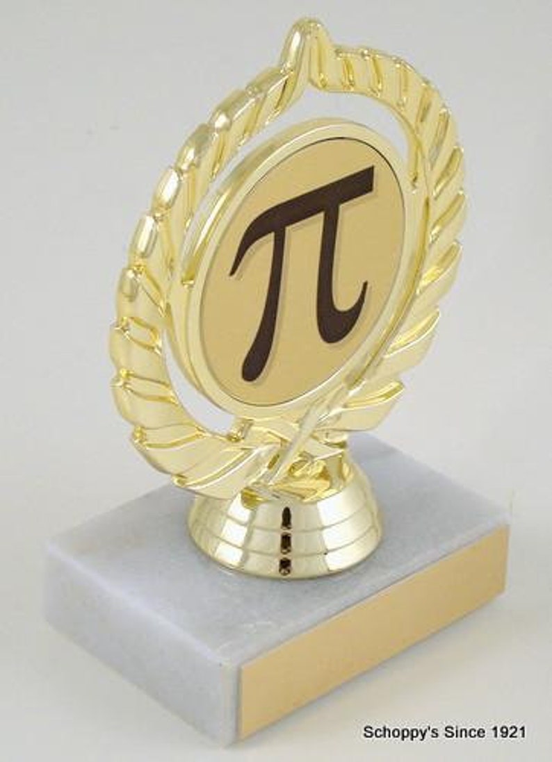 Pi Math Logo Trophy - Etsy