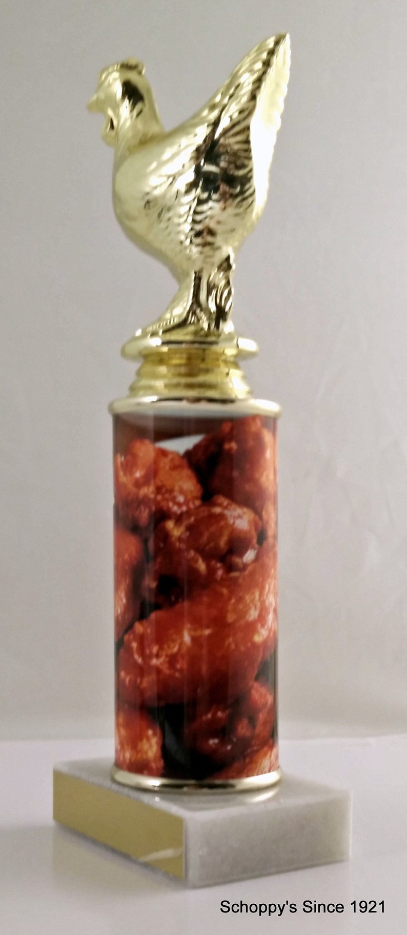 Hot Wing Chicken Custom Column Trophy - Etsy