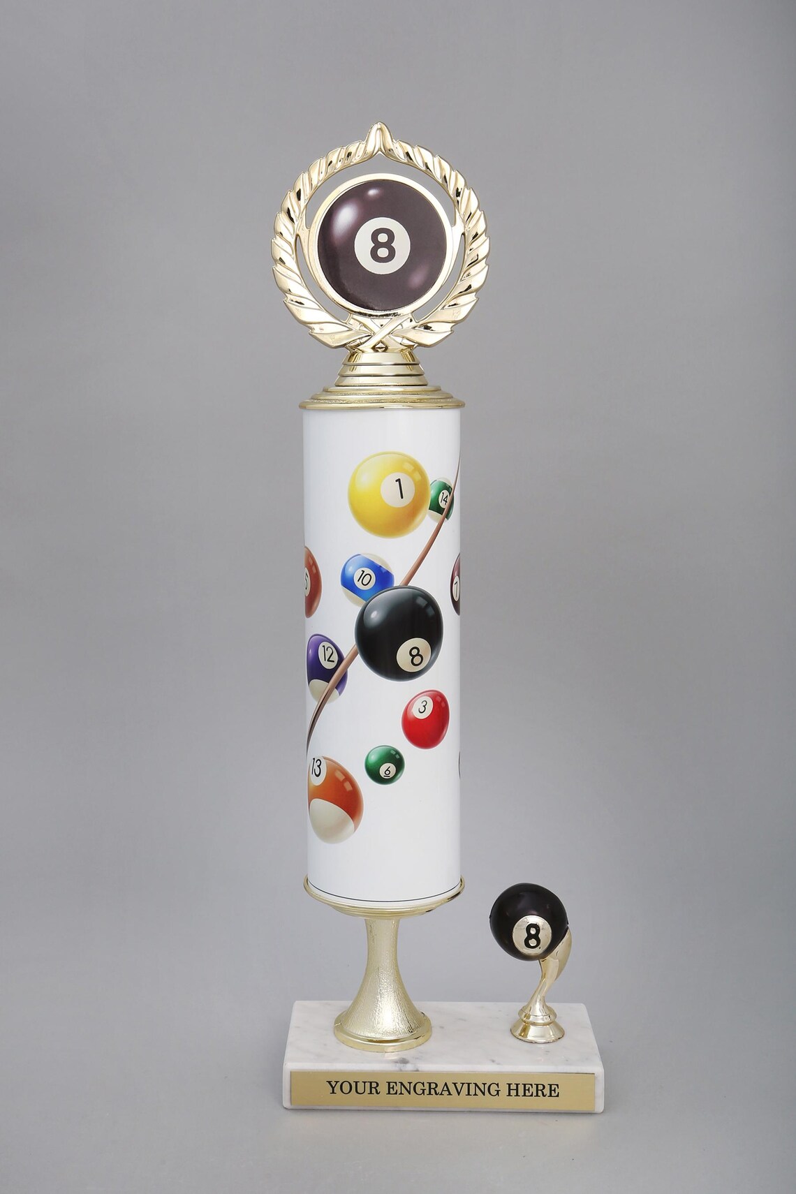 Billiards Grandmaster Trophy - Etsy