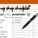 POP UP SHOP and Market Checklist | Pop-up Shop Checklist, Craft Show ...
