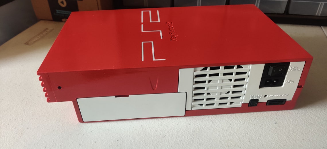 Custom Colored PlayStation 2 PS2 Console Red and White | Etsy