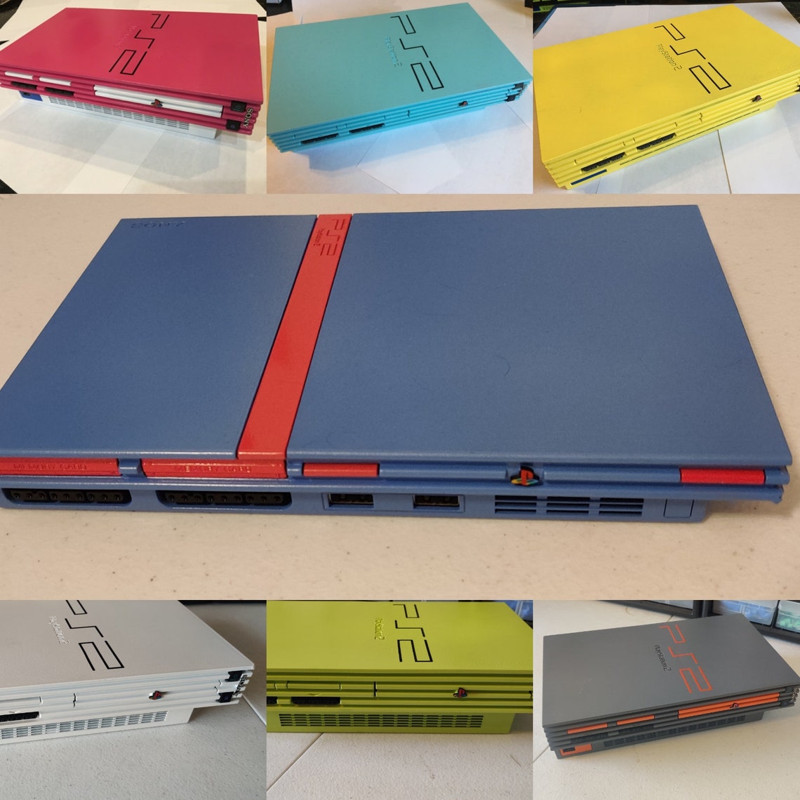Custom Slim PlayStation 2 Console PS2 Slim Model | Etsy