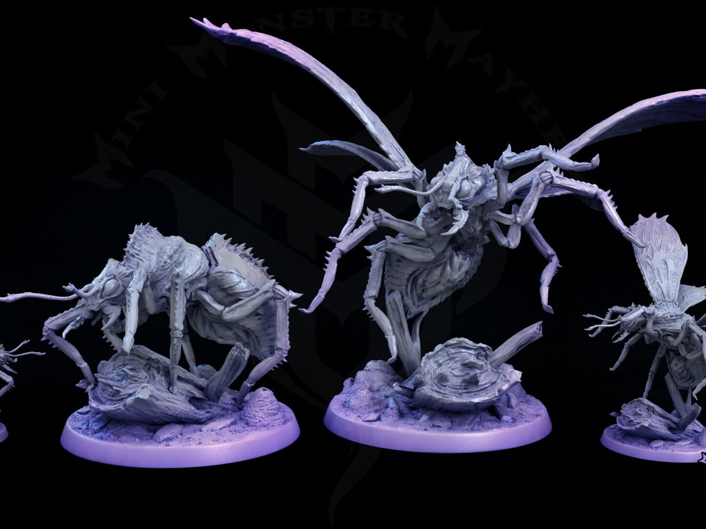 Role Playing Miniatures Insect Miniature D&D DnD Pathfinder RPG Toys ...