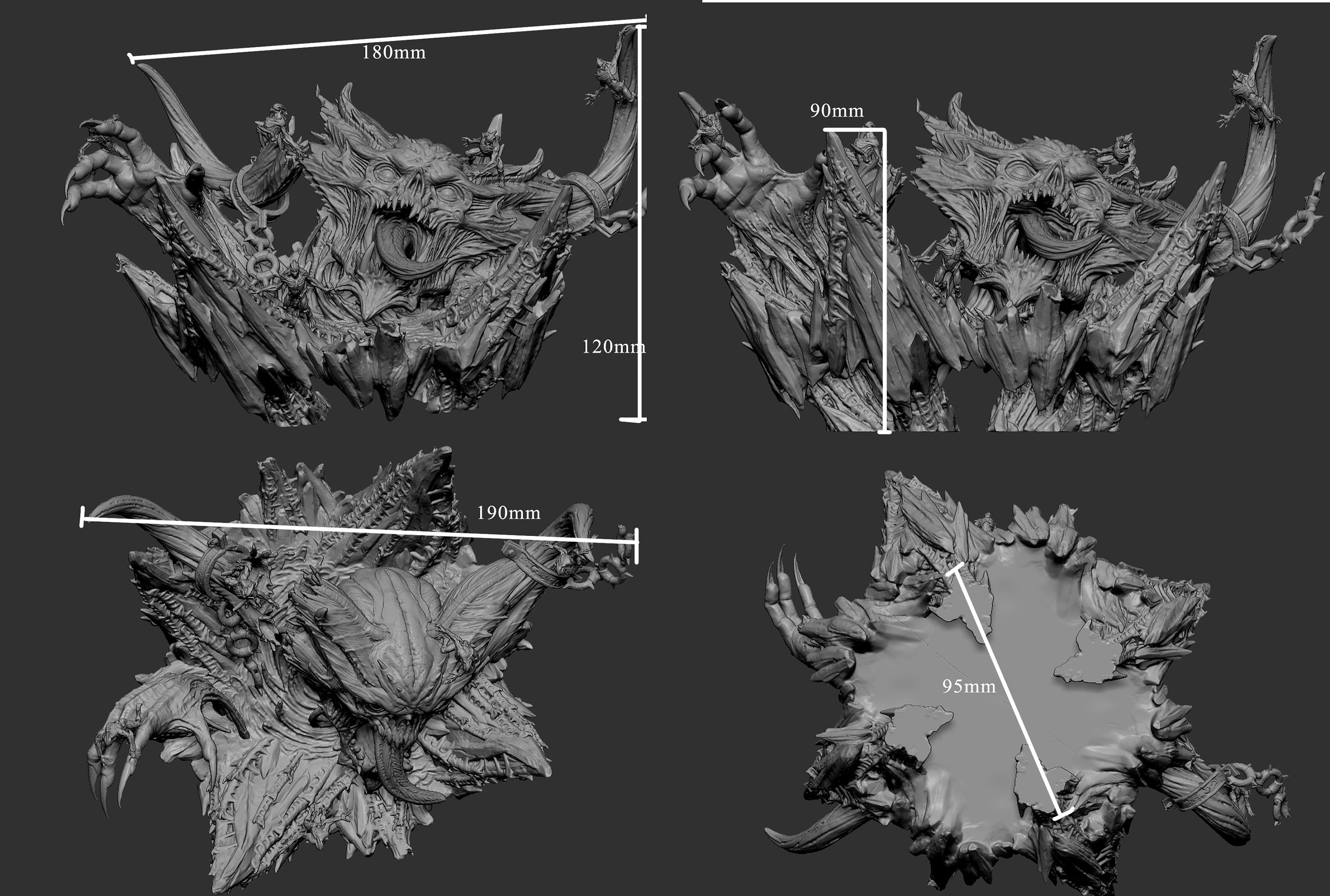 The Gate Mini Monster Mayhem Hell Entrance Demon Door - Etsy