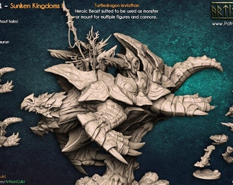 Dragon Turtle Miniature Dnd - Etsy