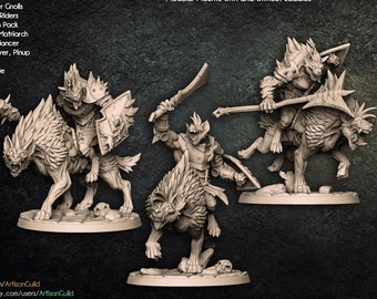 Gorefang Worg Artisan Guild Dire Wolf Mount Ord Rider | Etsy