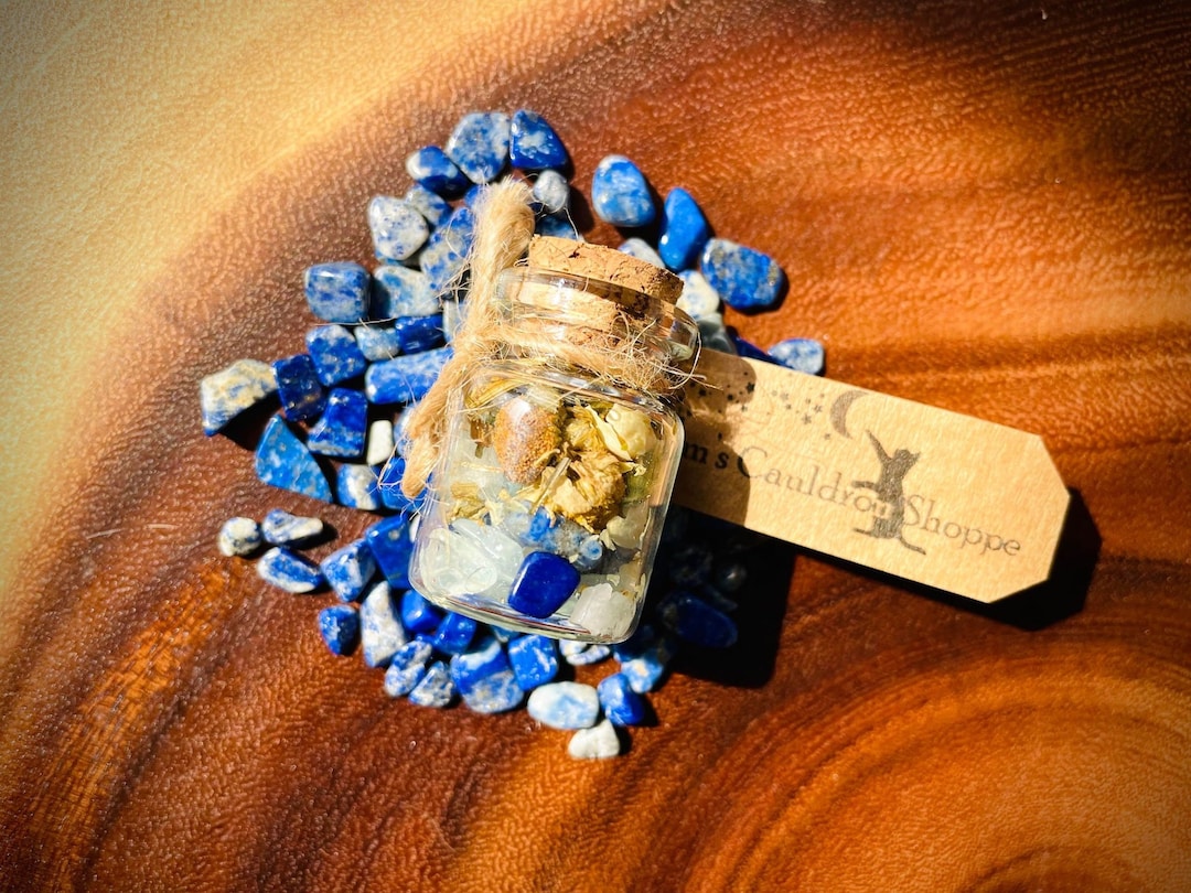 Water Element Mini Spell Jar - Herb/flower/crystal/essential Oil Blend ...