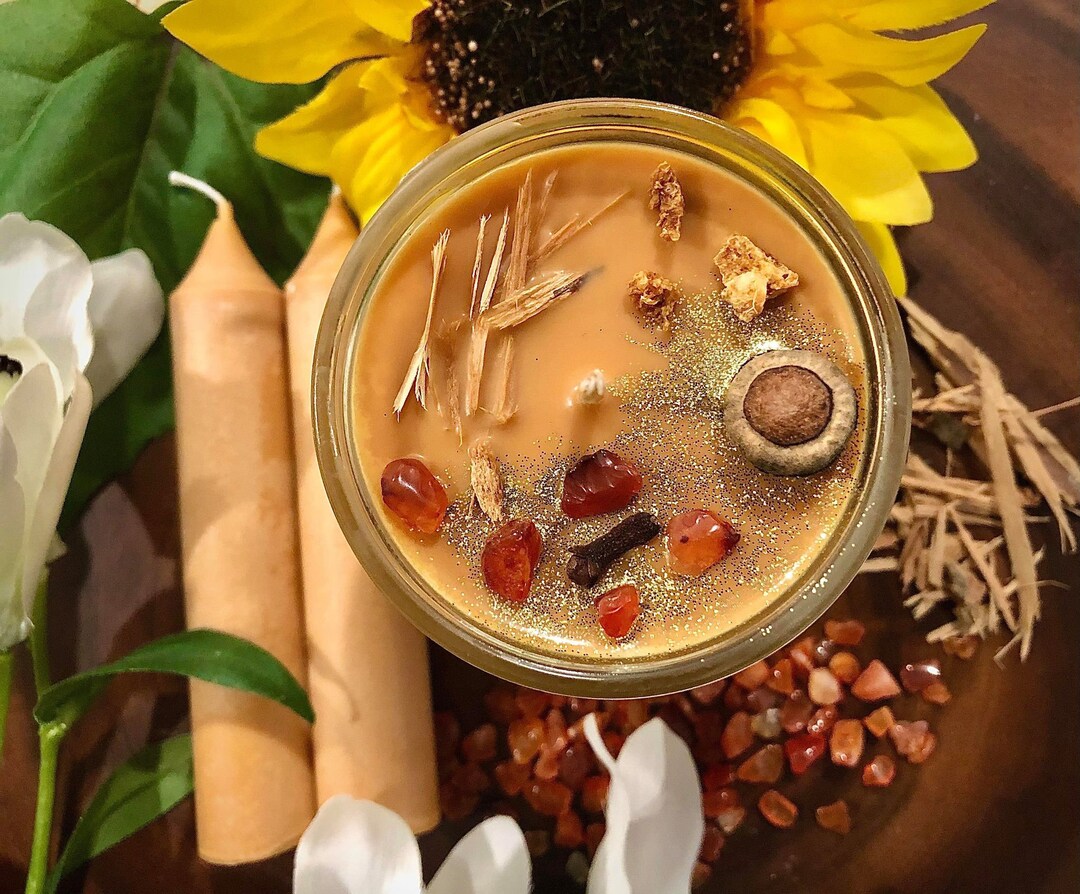 Ode to Demeter Spell Candle (orange/spices/vanilla) - Greek Goddess ...