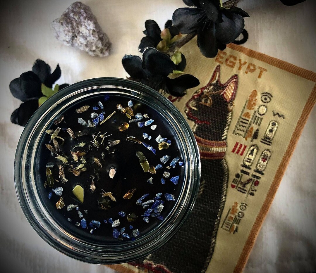 Ballad of Bast Spell Candle (egyptian Amber/musk) - Goddess Energy ...