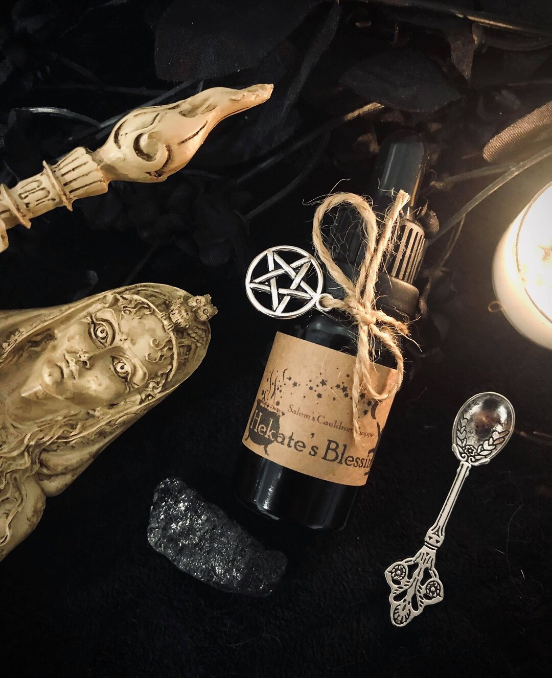 Hekate's Blessing Oil - Goddess Invocation - Herb/flower/crystal Blend ...