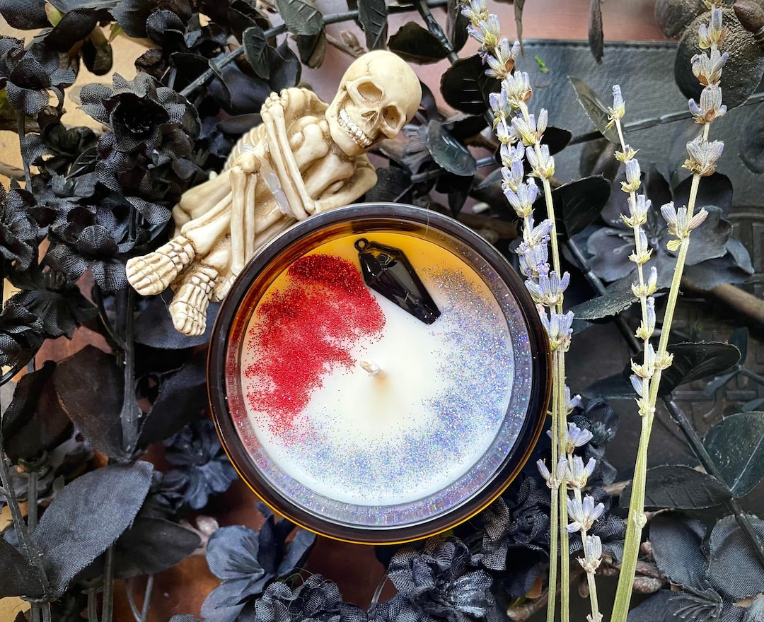 Velvet Hearse Candle | Palo Santo, Musk & Patchouli Scent | Soy Wax ...