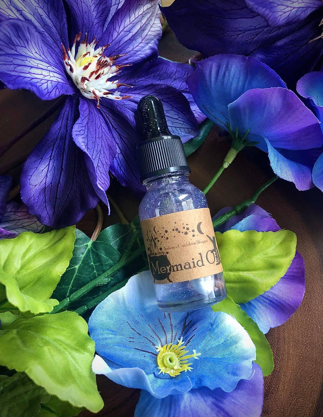 Mermaid Oil - Sea Deities/ocean Energy - Seashells/aquamarine Crystal ...