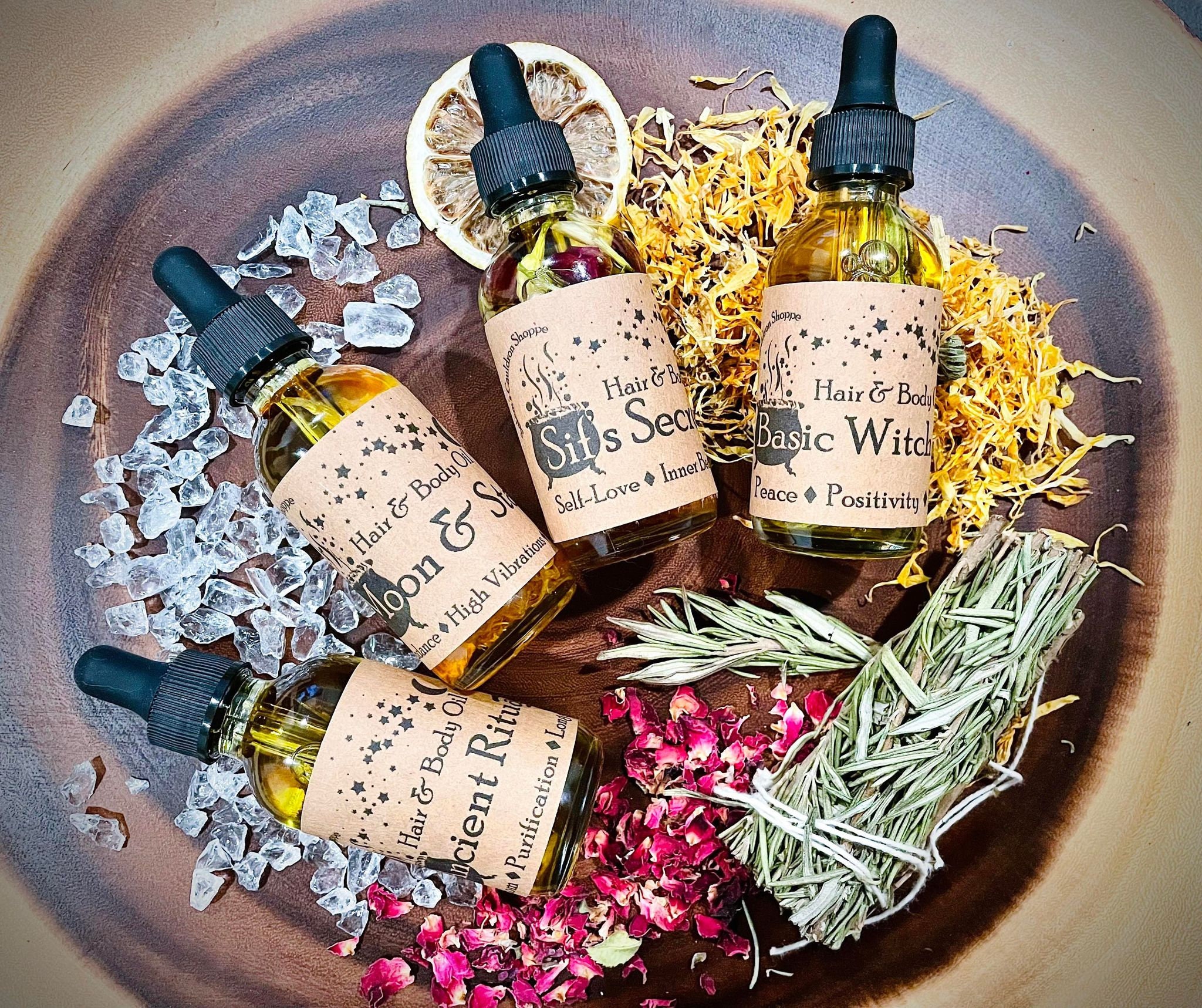 Sif's Secret Elixir Hair & Body Oil (almond/coconut Milk) - Self-love ...