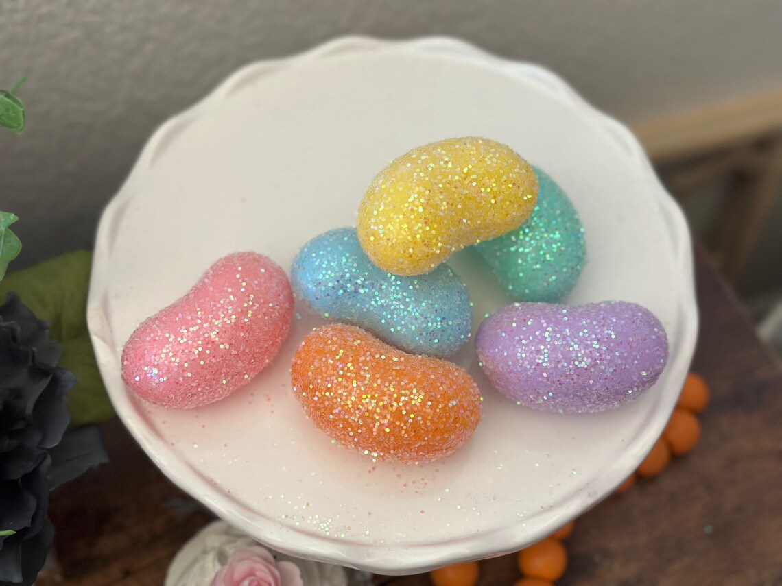 Fake Oversized Jelly Beans, Candyland Decor, Easter Decor, Fake Bake ...