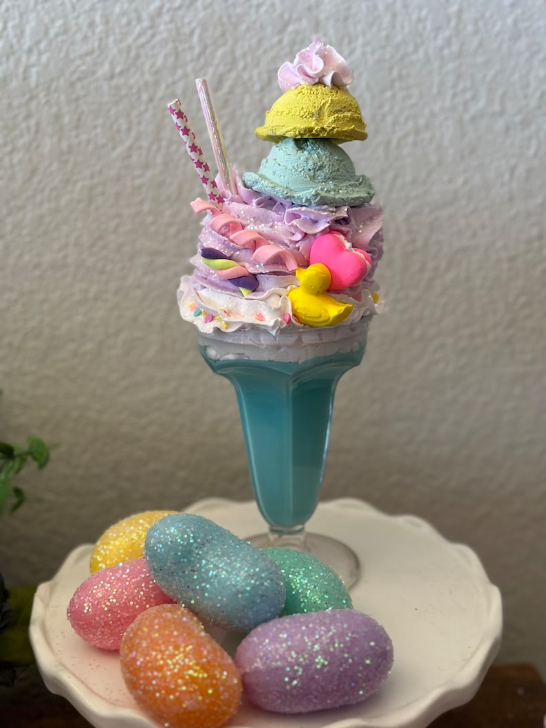 Fake Crazy Shakes Extreeme Milk Shake Sundae Easter Decor - Etsy