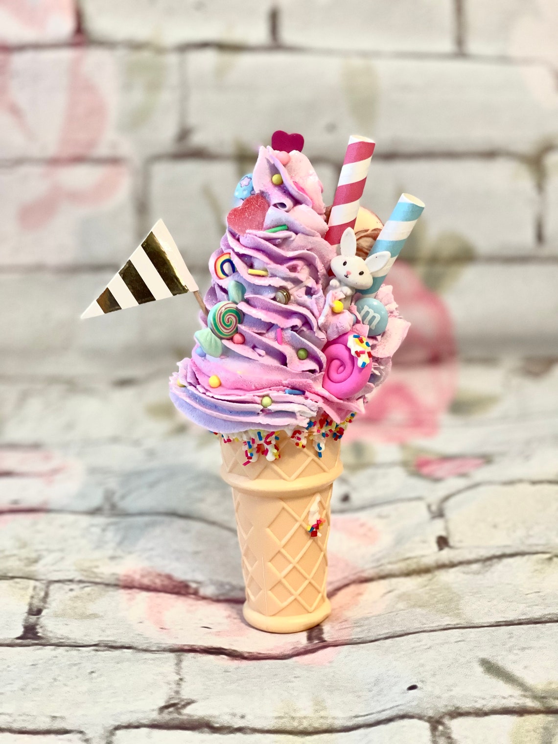 Fake Ice Cream Picture Prop Easter Decor - Etsy