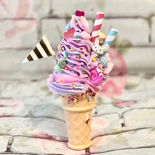 Fake Vanilla Ice Cream Cone Fake Ice Cream Fake Food Prop - Etsy
