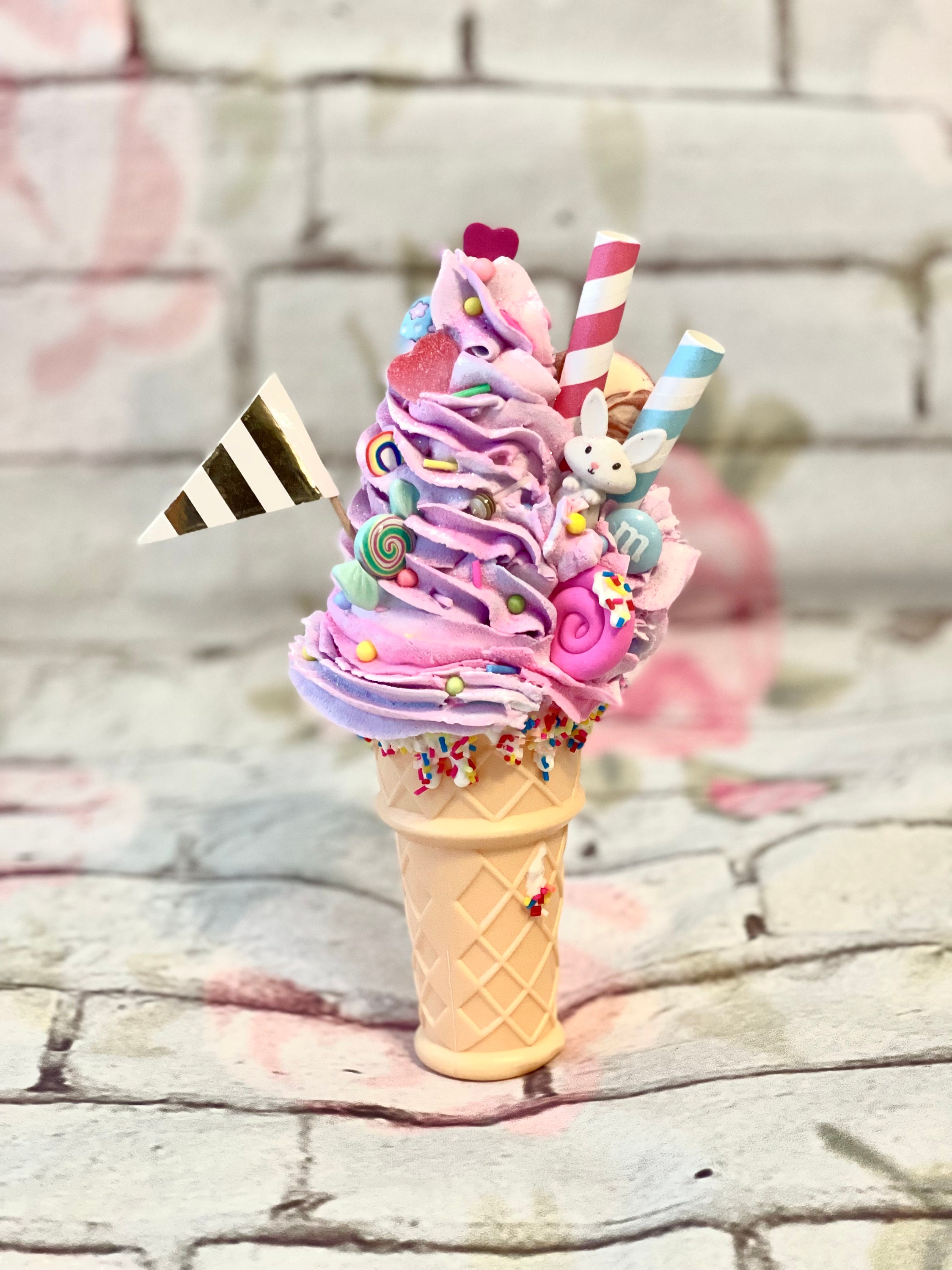 Fake Ice Cream Picture Prop Easter Decor - Etsy