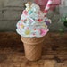 Fake Ice Cream, Picture Prop, Easter Decor, Summer Decor, Birthday Prop ...