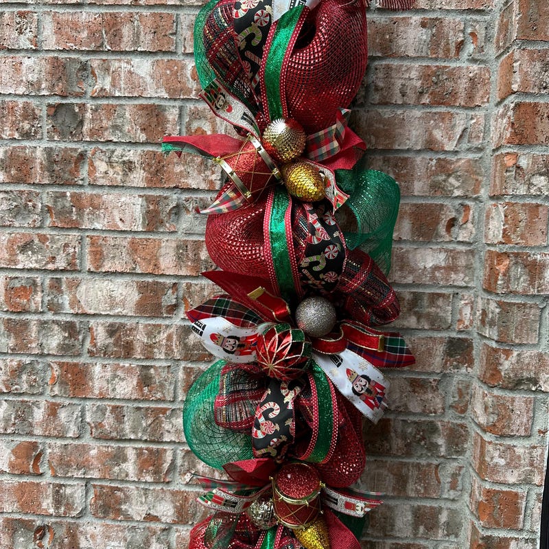 Christmas Door Garland - Etsy