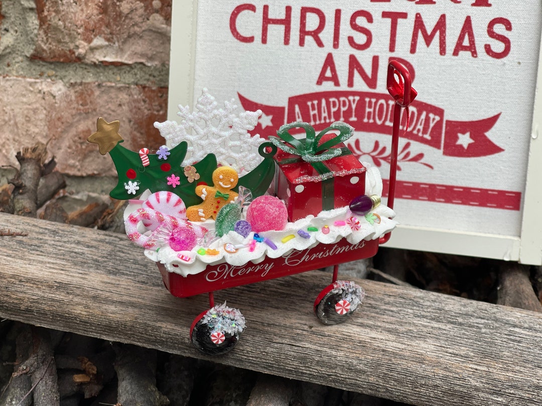 Candyland Red Truck, Mini Red Truck, Red Carriage, Fake Bake - Etsy
