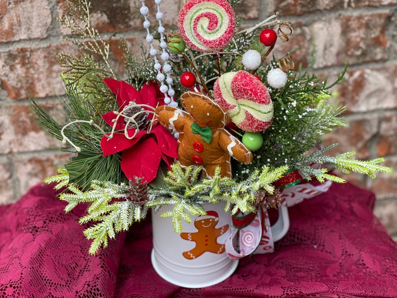 Sifter Gingerbread Man Decor Table Centerpiece Christmas - Etsy