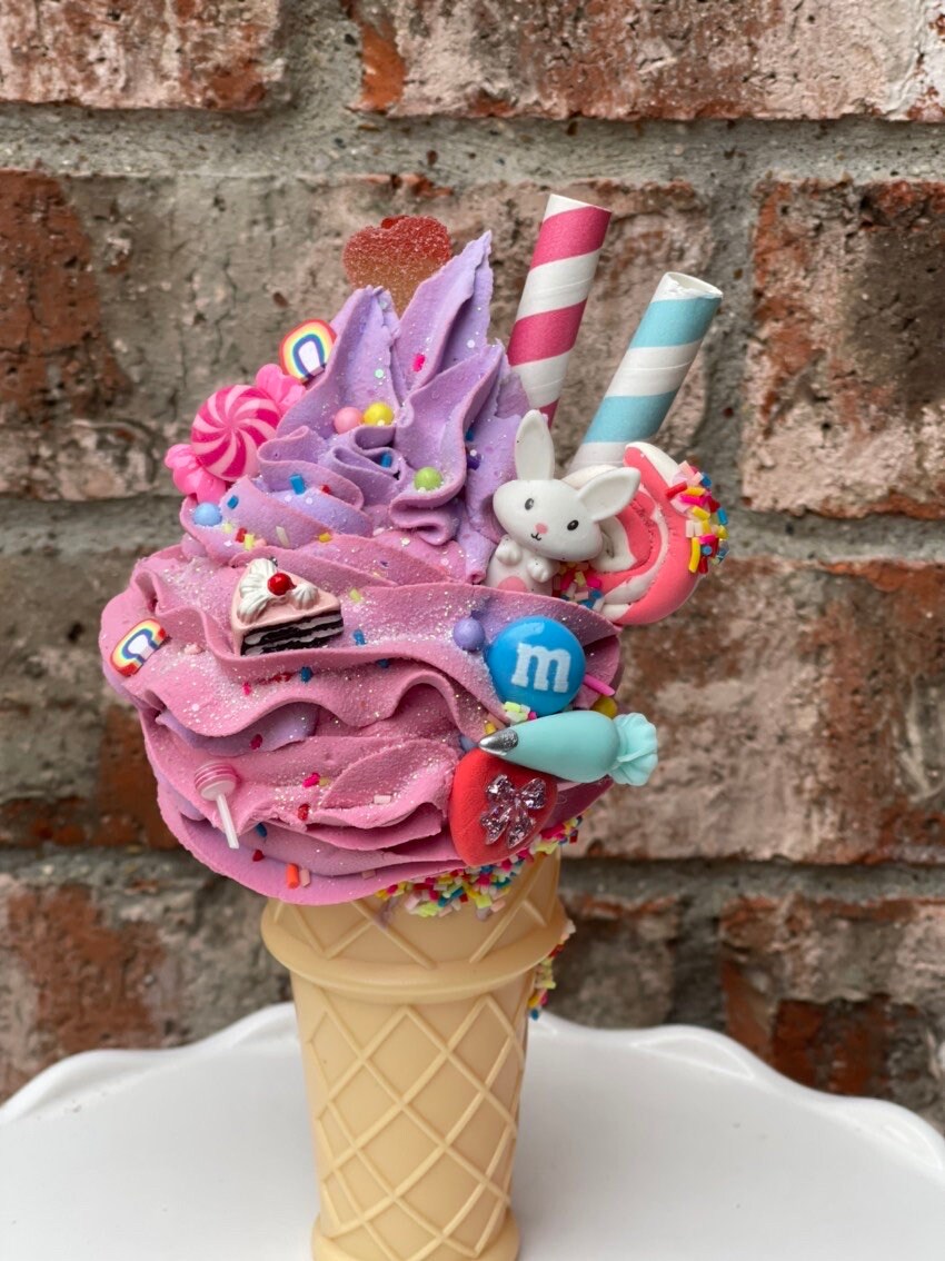Fake Ice Cream Picture Prop Easter Decor - Etsy