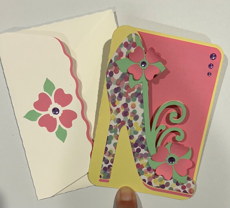 All Occasion High Heel Shoe Card - Etsy