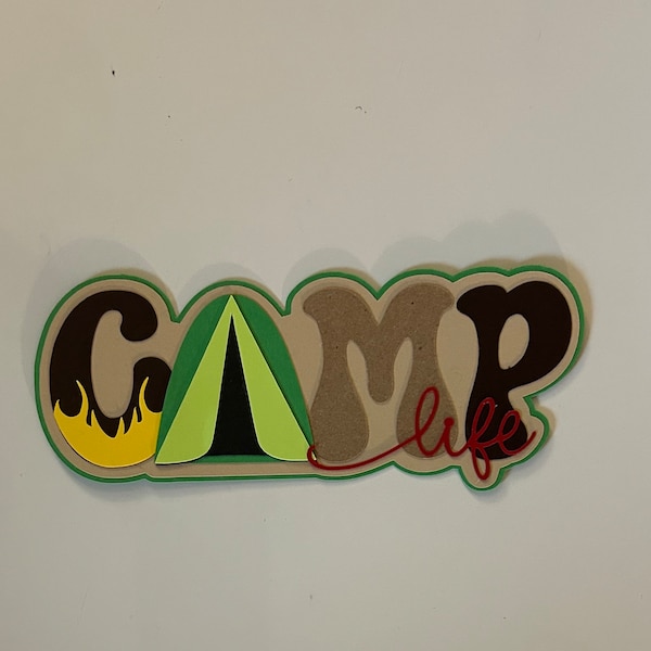 Camping Scrapbook - Etsy