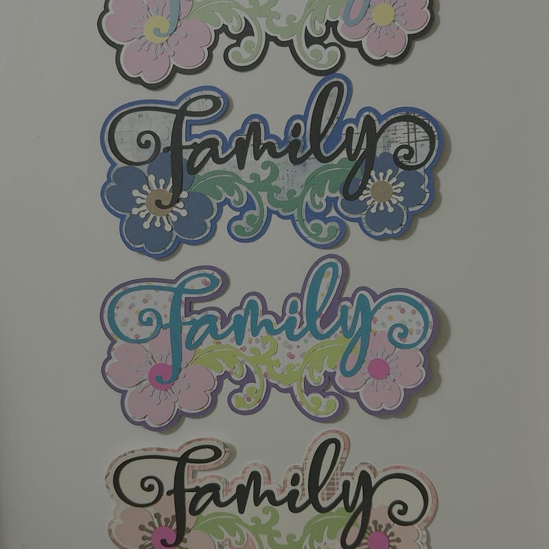 Scrapbook Title Sticker - Etsy