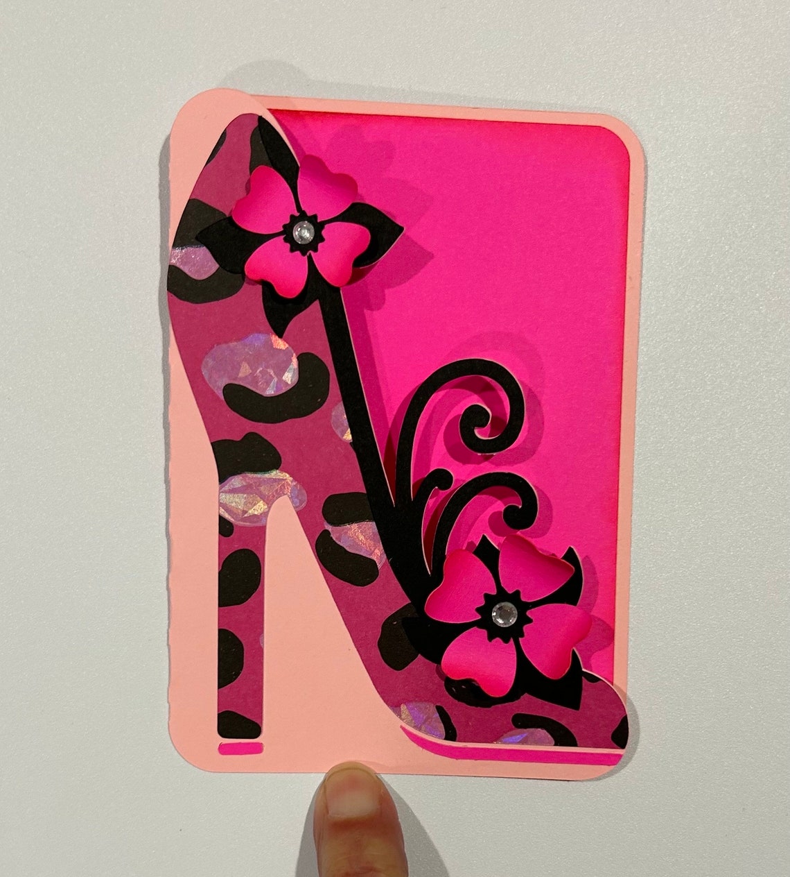 All Occasion High Heel Shoe Card - Etsy