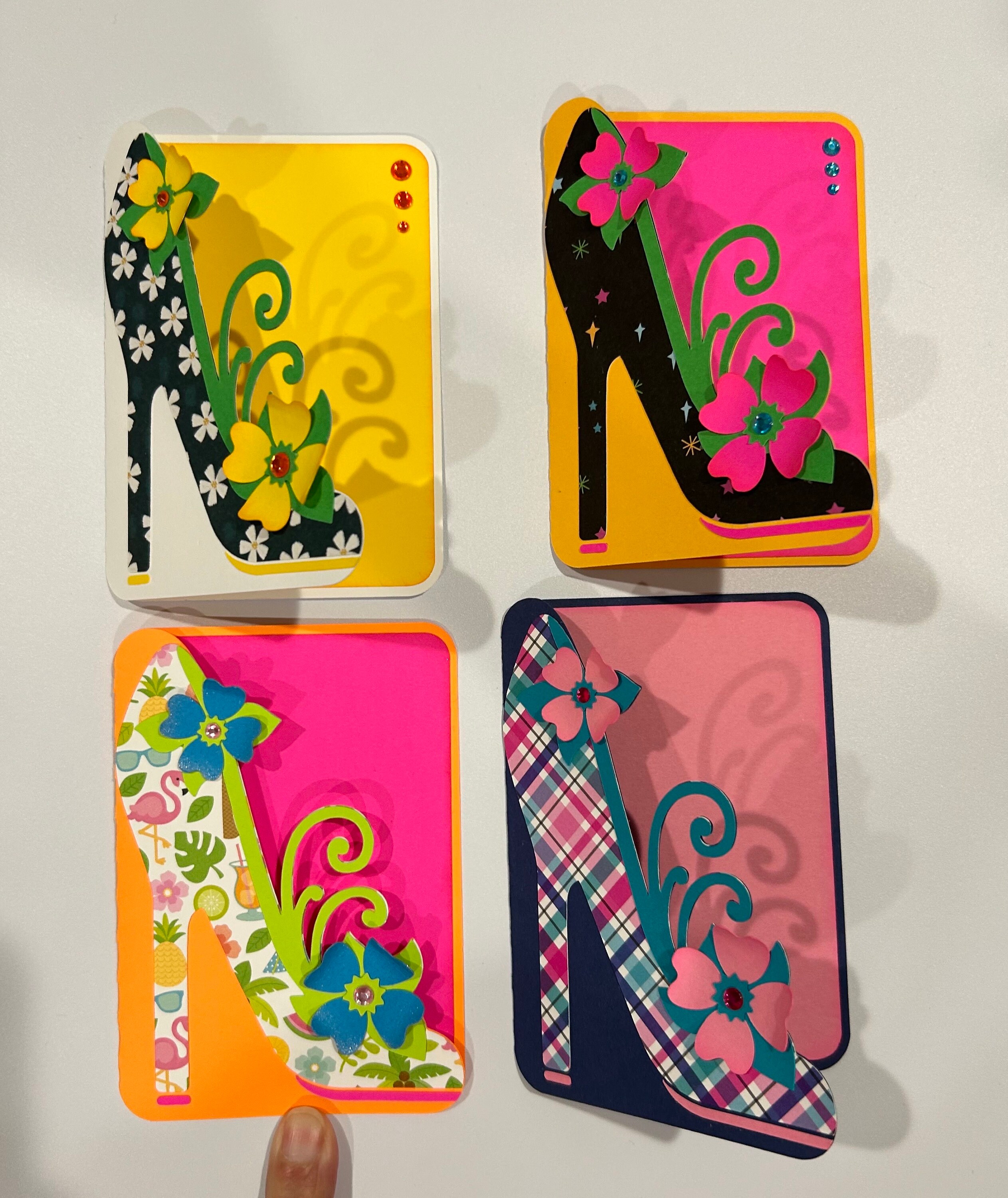 All Occasion High Heel Shoe Card - Etsy