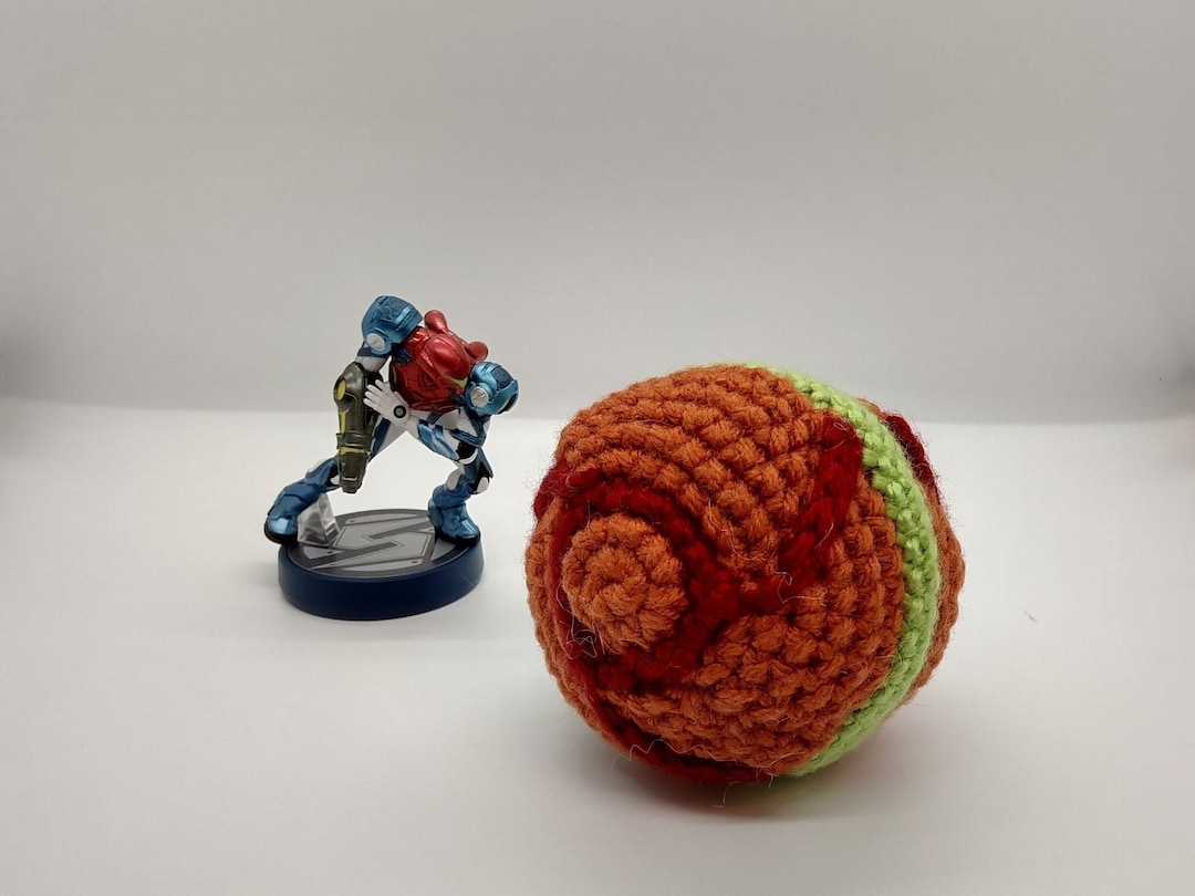 Metroid Morph Ball Crocheted Plushy - Etsy