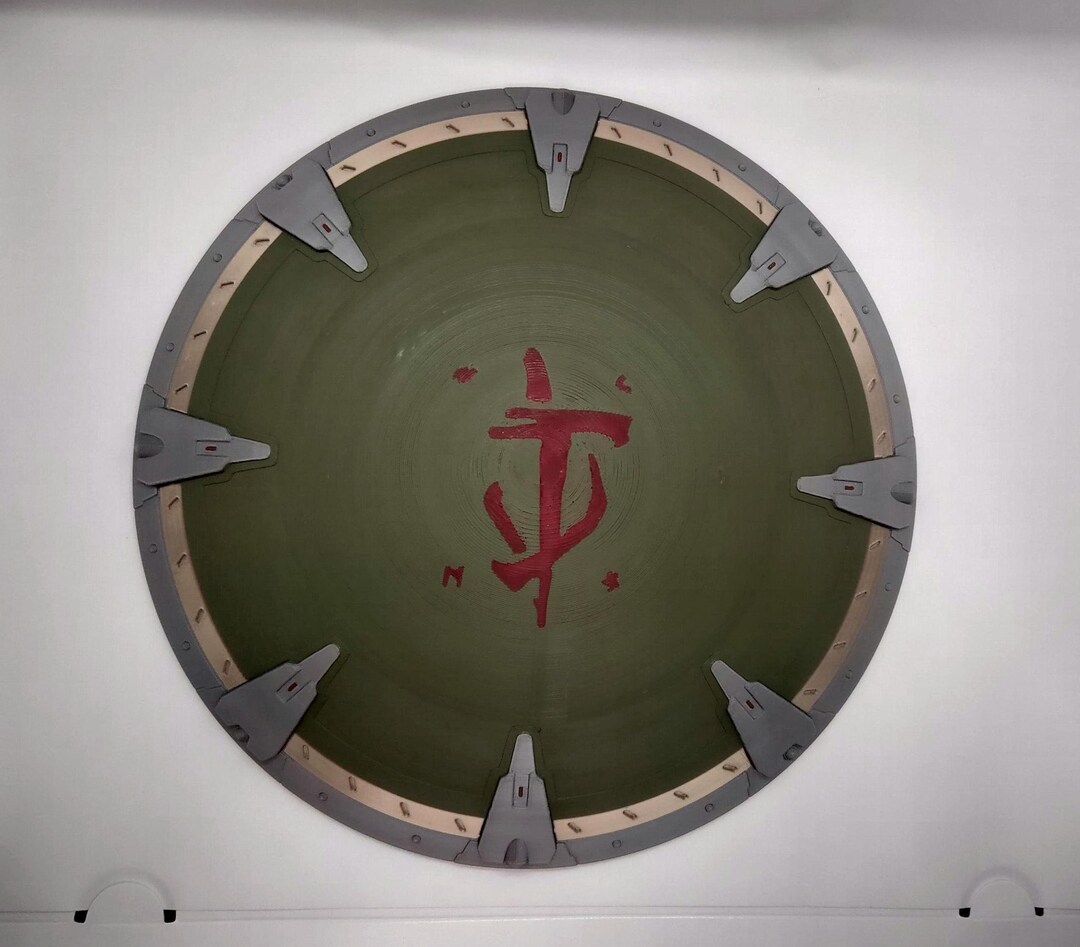 DOOM: the Dark Ages Shield Saw Multicolor 3D Printed Fan Creation top ...