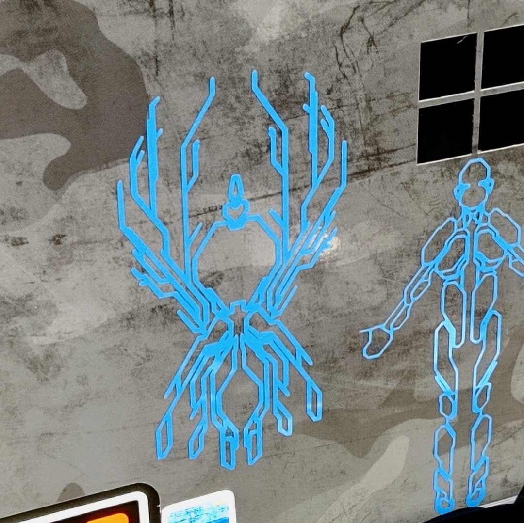 Halo Infinite Flood Cylix Vinyl Sticker (fan-made Content) - Etsy