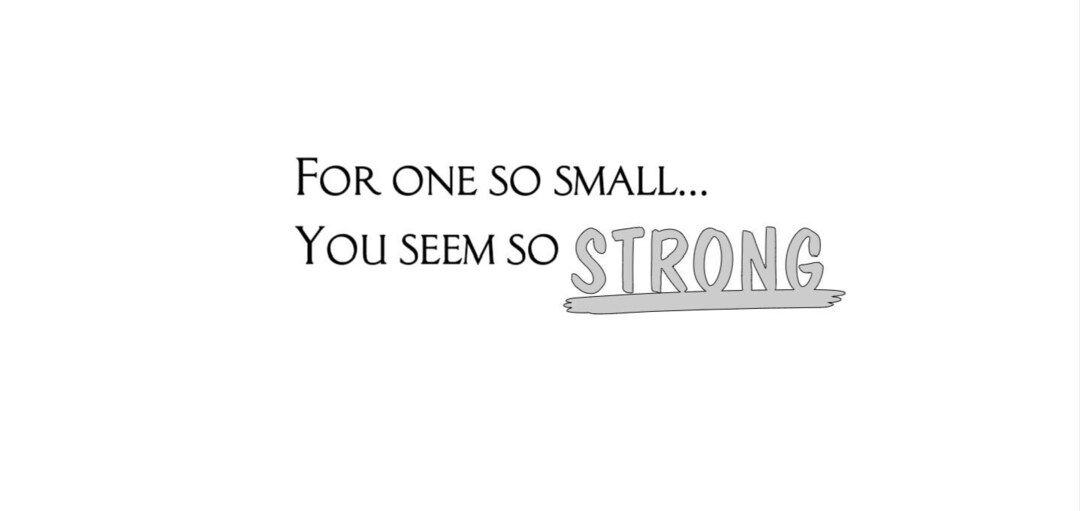 For One so Small You Seem so Strong Vinyl Sticker Decal Nursery Wall ...