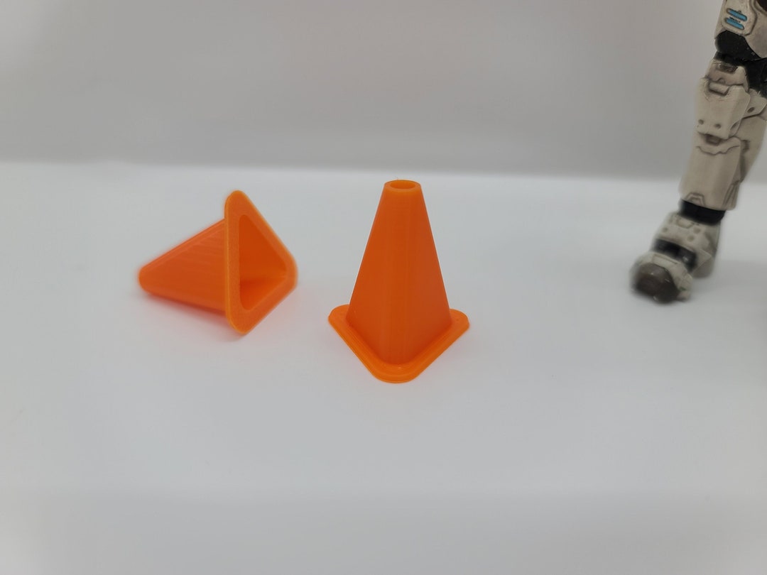 Halo 3 and Reach Traffic Cone .5 3D Printed Fan Creation - Etsy