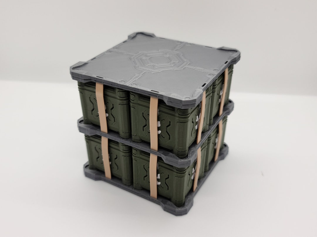 Halo Reach UNSC Pallet Crate multicolor 3D Printed Fan Art 3.25 - Etsy UK