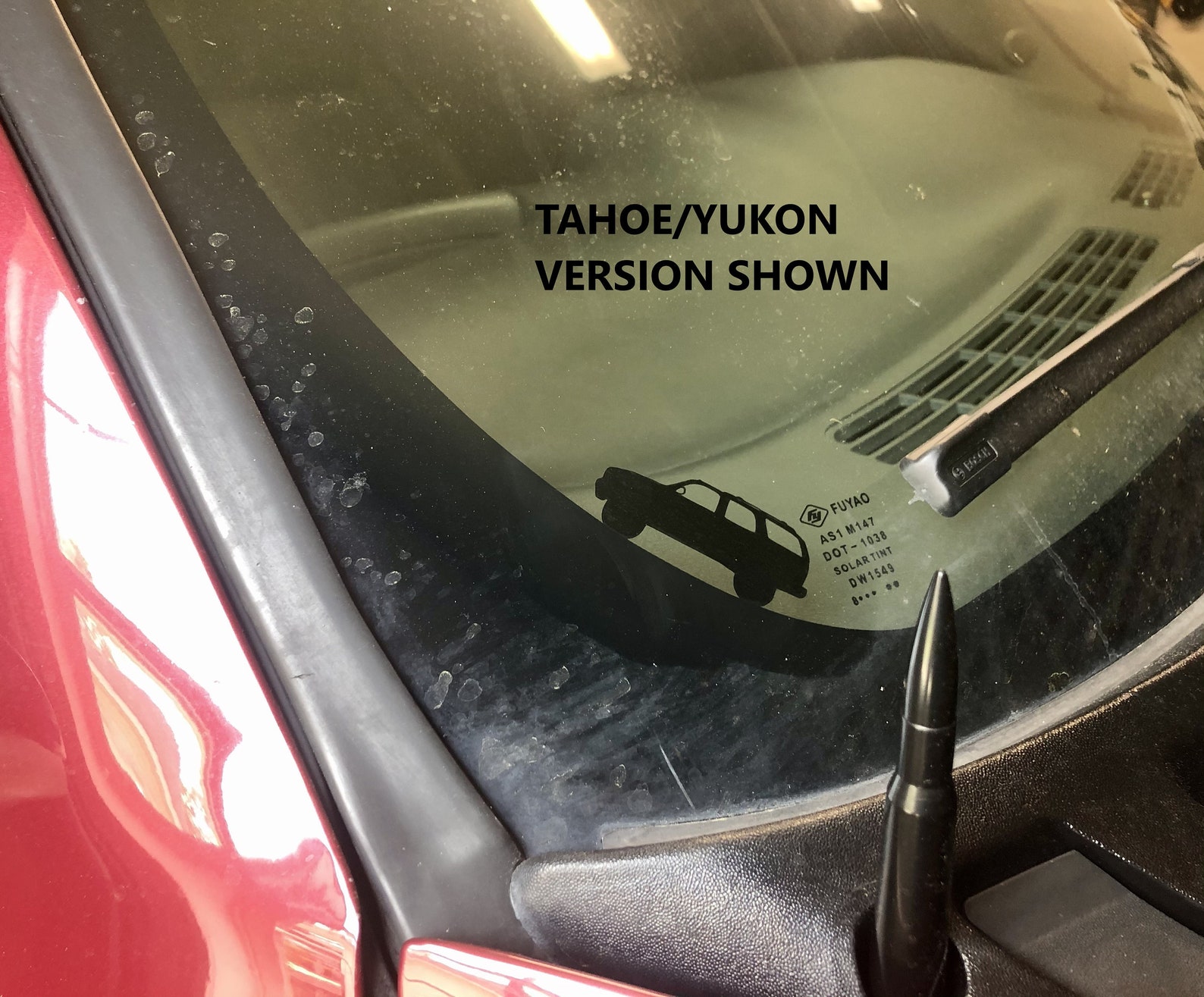 Suburban or Yukon XL Decal Sticker for Windshield Easter Egg - Etsy