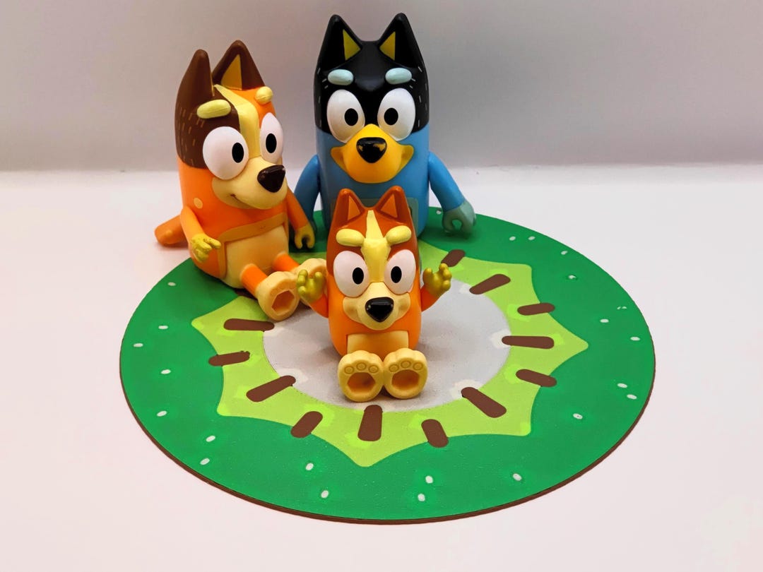 Bluey Figures Playroom Kiwi Rug Toy (fan Creation) - Etsy