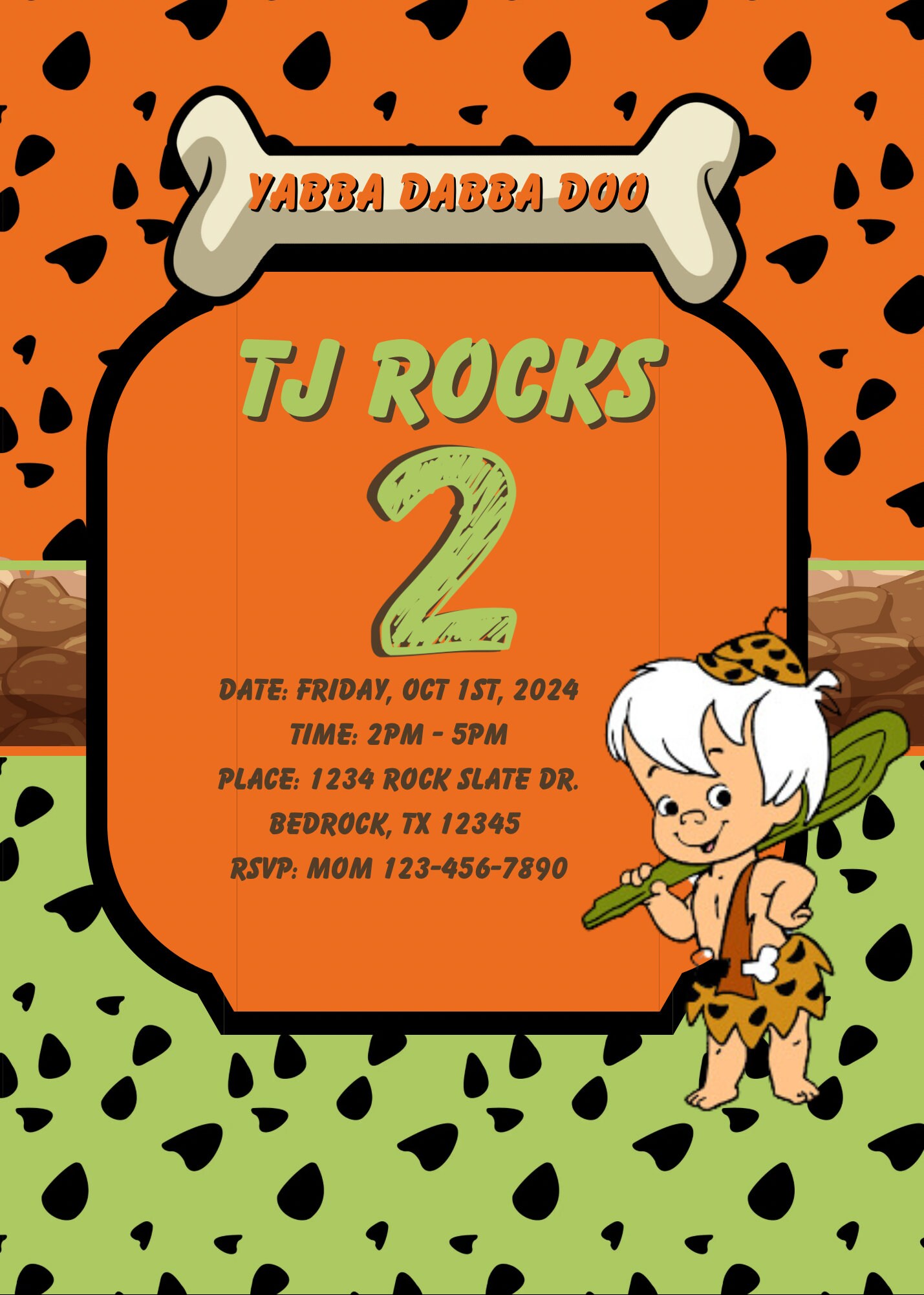 Yabba Dabba Doo Party Pack - Etsy