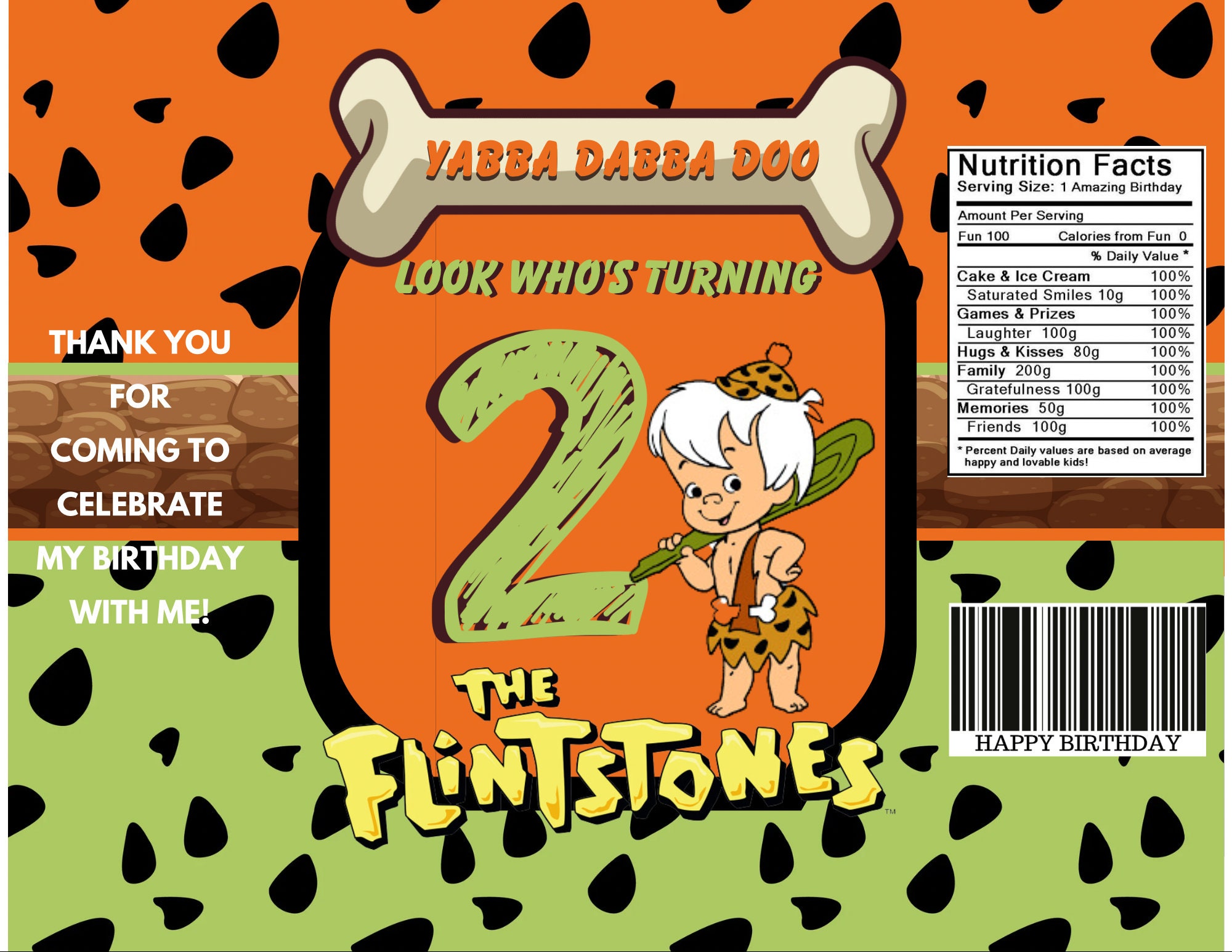 Yabba Dabba Doo Party Pack - Etsy