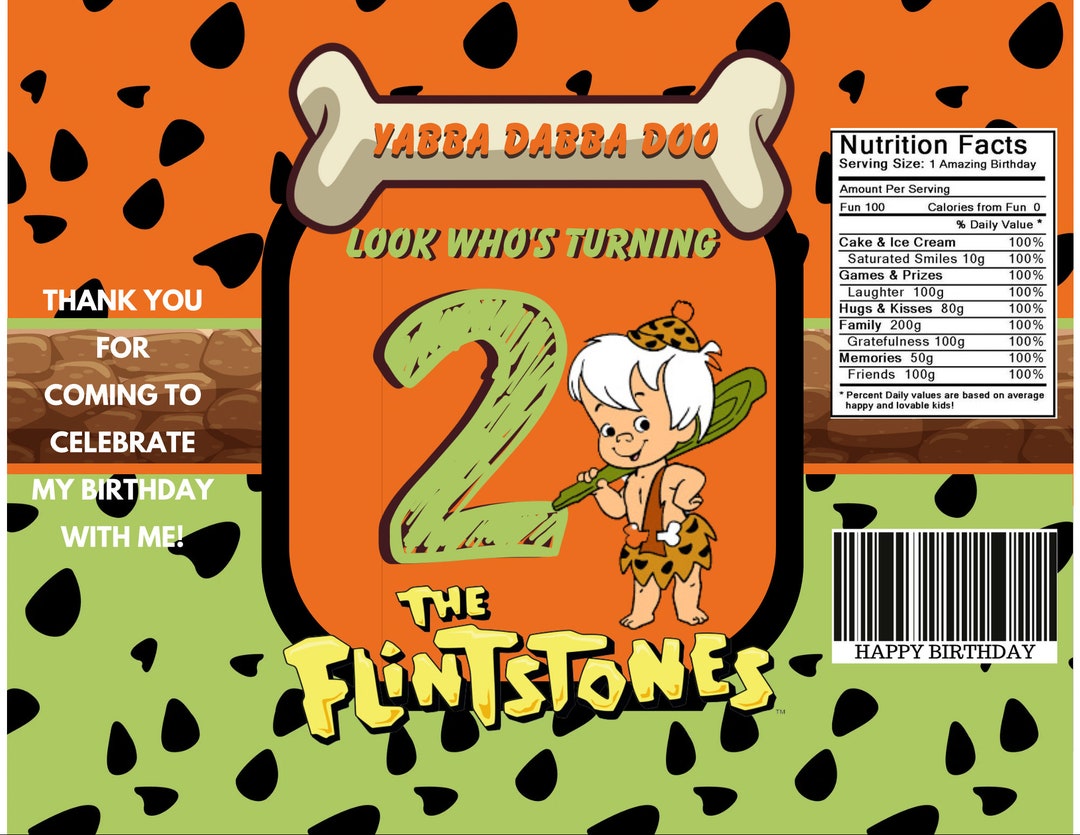 Yabba Dabba Doo Chip Bags - Etsy