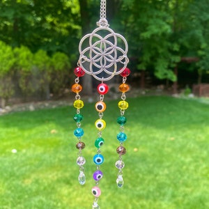 Chakra, Seed of Life Sun Catcher Rainbow Sun Catcher LGBTQ Windsor ...