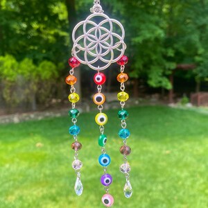 Chakra, Seed of Life Sun Catcher Rainbow Sun Catcher LGBTQ Windsor ...