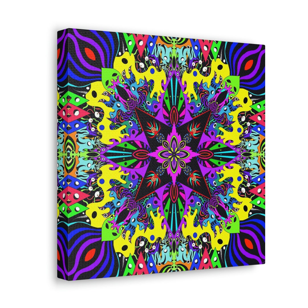 Trippy Canvas Print | Psychedelic Art | Psychedelic Canvas | Colorful ...
