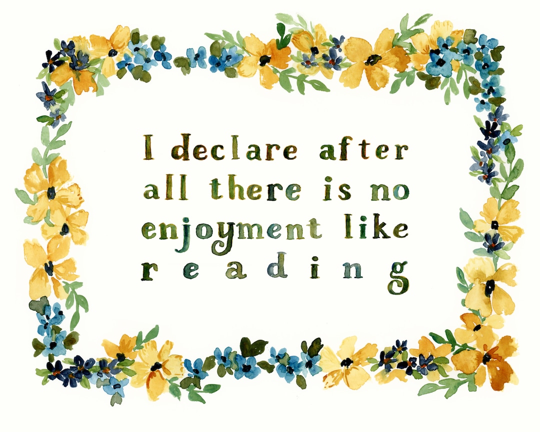 Pride and Prejudice Quote /I Declare After All There is No Enjoyment ...